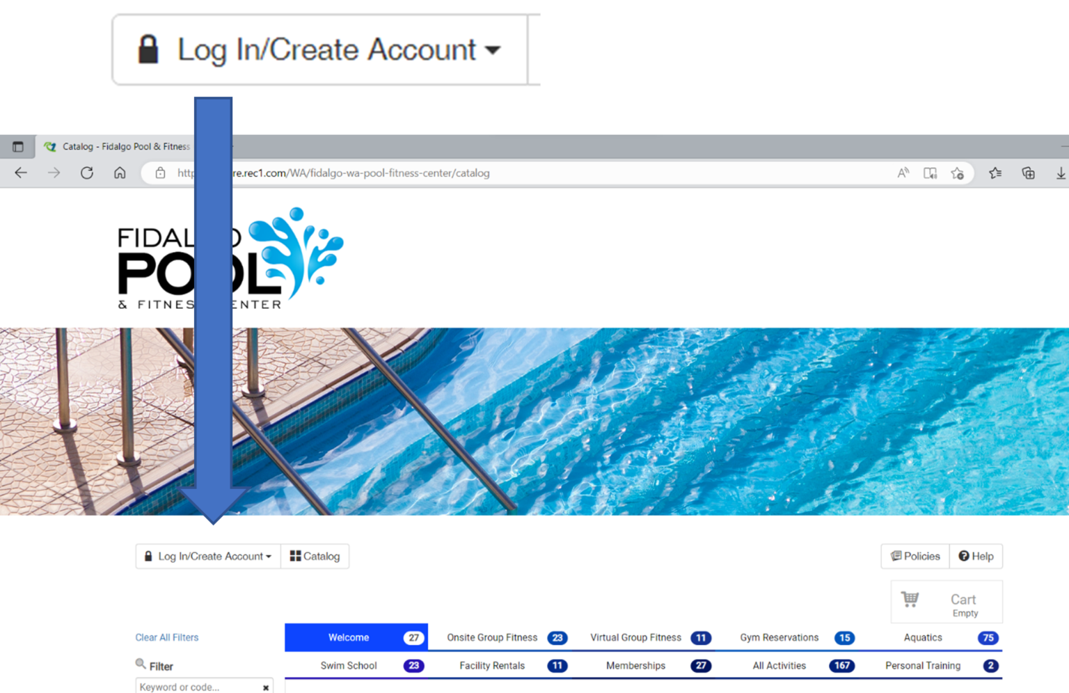 Create a New Account - Fidalgo Pool & Fitness Center, Anacortes Washington