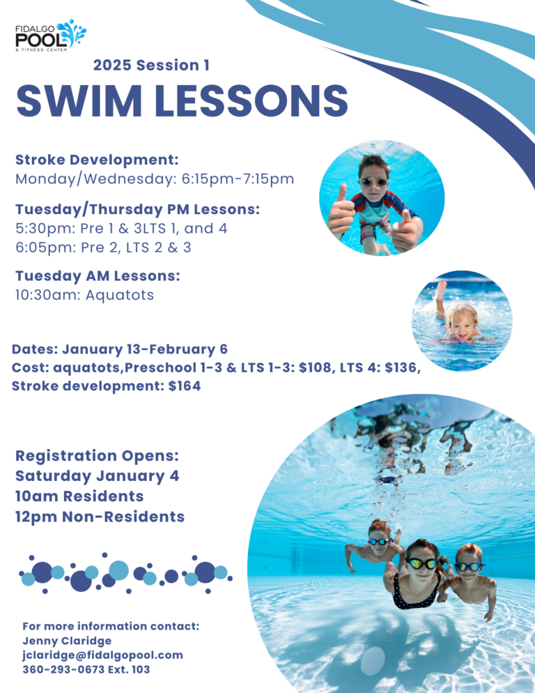 Swim Lessons - Fidalgo Pool & Fitness Center, Anacortes Washington